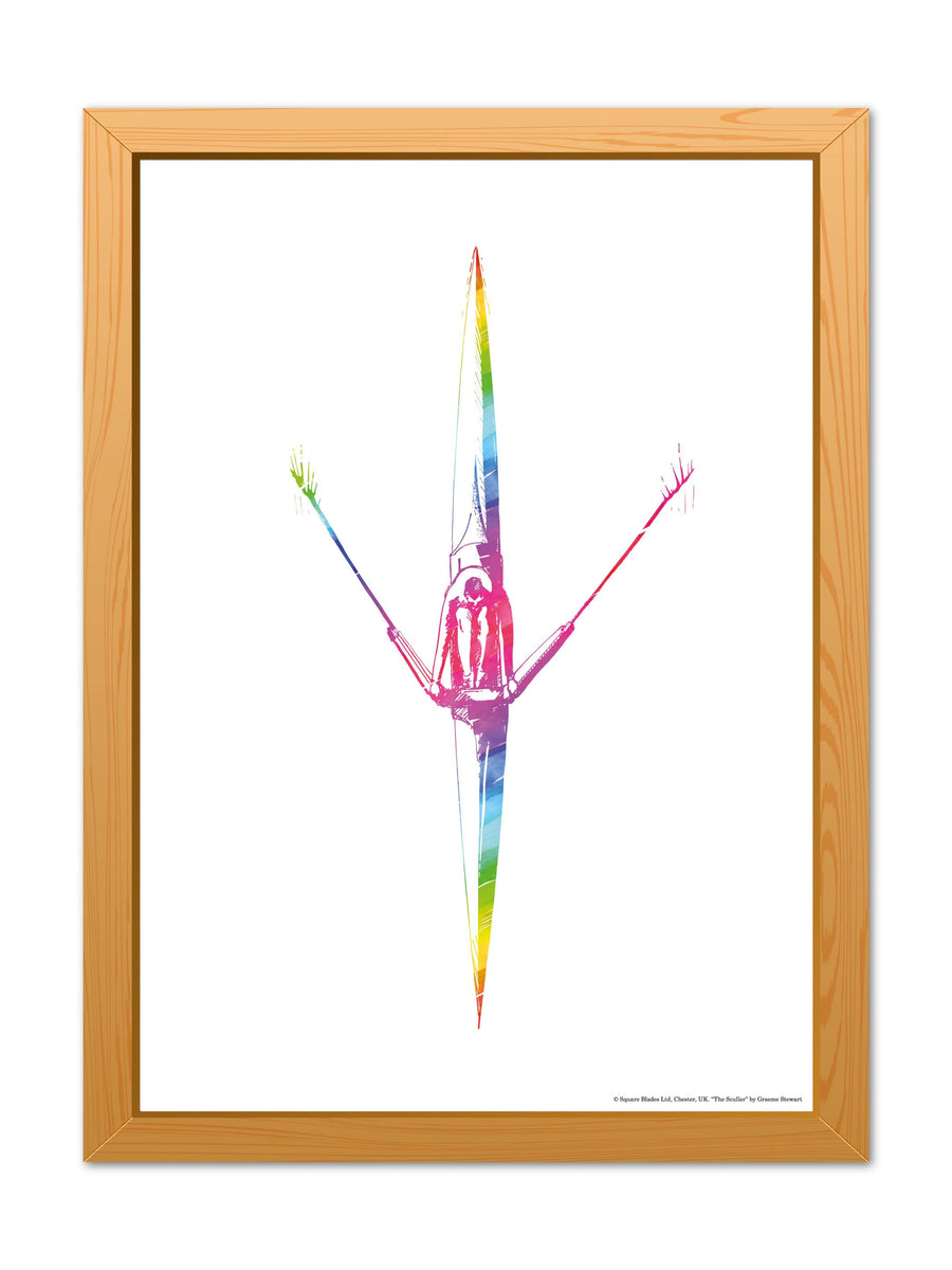 Sculler Art Print – Square Blades
